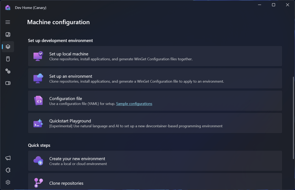 Microsoft Releases New Windows Dev Home Preview V0.15 Enhancing ... Microsoft Releases New Windows Dev Home Preview V0.15 Enhancing ...