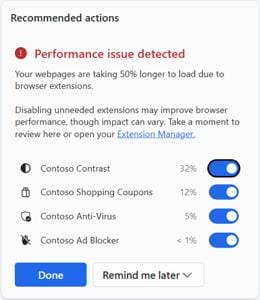 Microsoft Edge introduces extension performance detector to boost ...