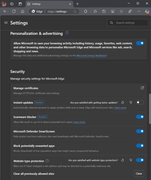 Microsoft Edge Browser Introduces AI-powered Scareware Blocker To ...