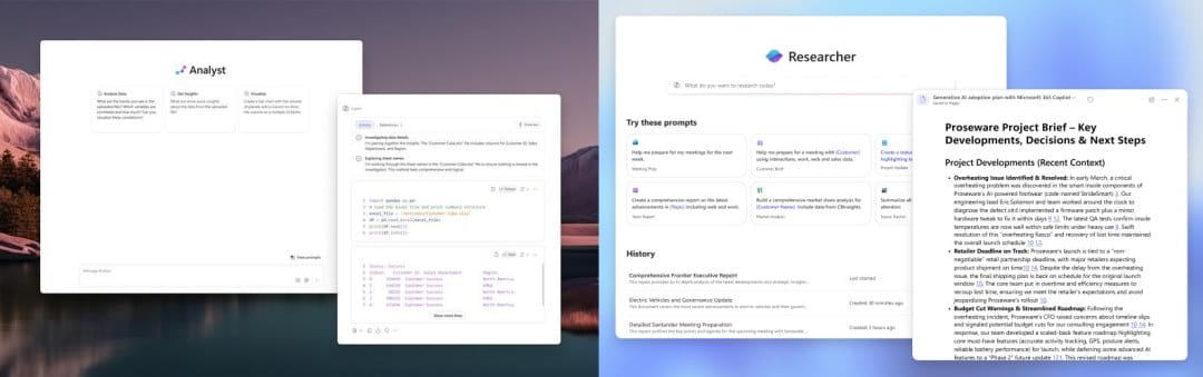 Microsoft 365 Copilot Launches New "Researcher" And "Analyst" AI Agents ...