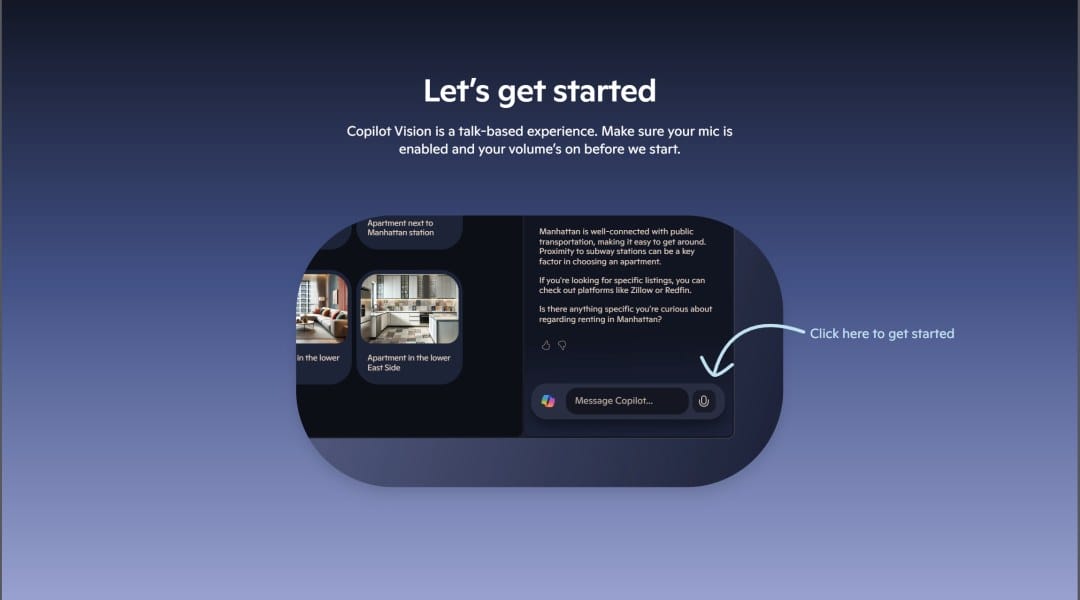 Copilot Vision In Microsoft Edge Available Now For Free