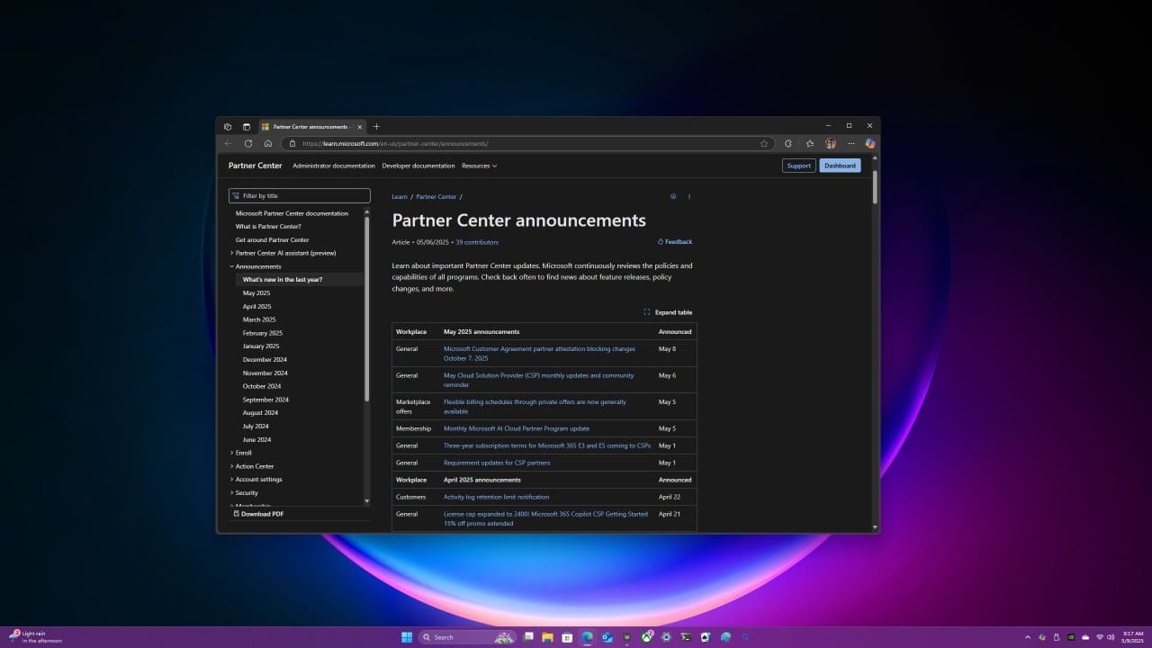 Microsoft Partner Center Compliance Overhaul And New Cloud Subscription Promotions Launch June 2025