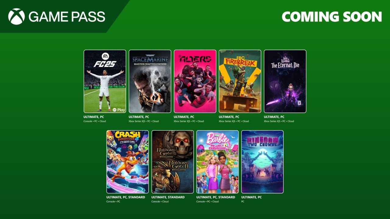 Xbox Game Pass June 2025: Full List Of New Games, Free Play Days Titles ...