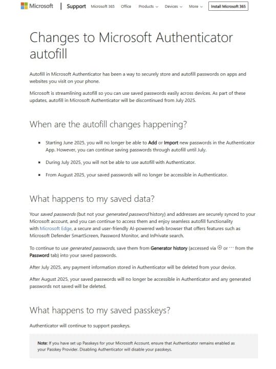 Convenient Microsoft Authenticator Autofill Feature Set For Early ...