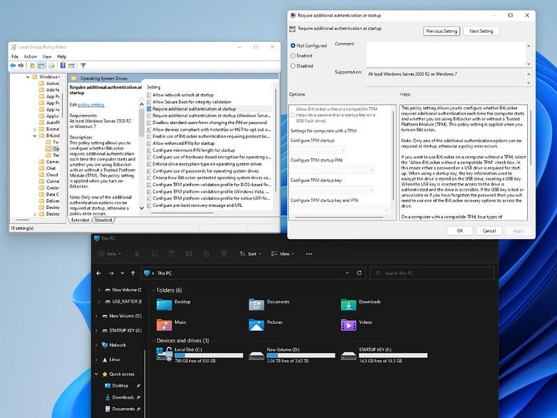 How To Create A USB Startup Key With BitLocker On Windows 11 To Avoid ...