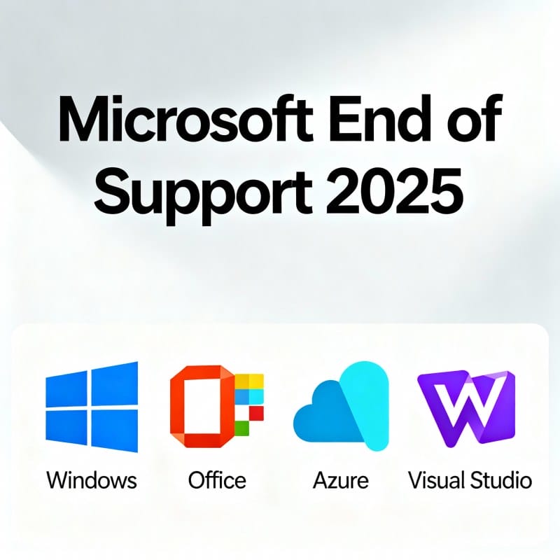 Microsoft End Of Support 2025 Countdown: Which Products Are Retiring ...