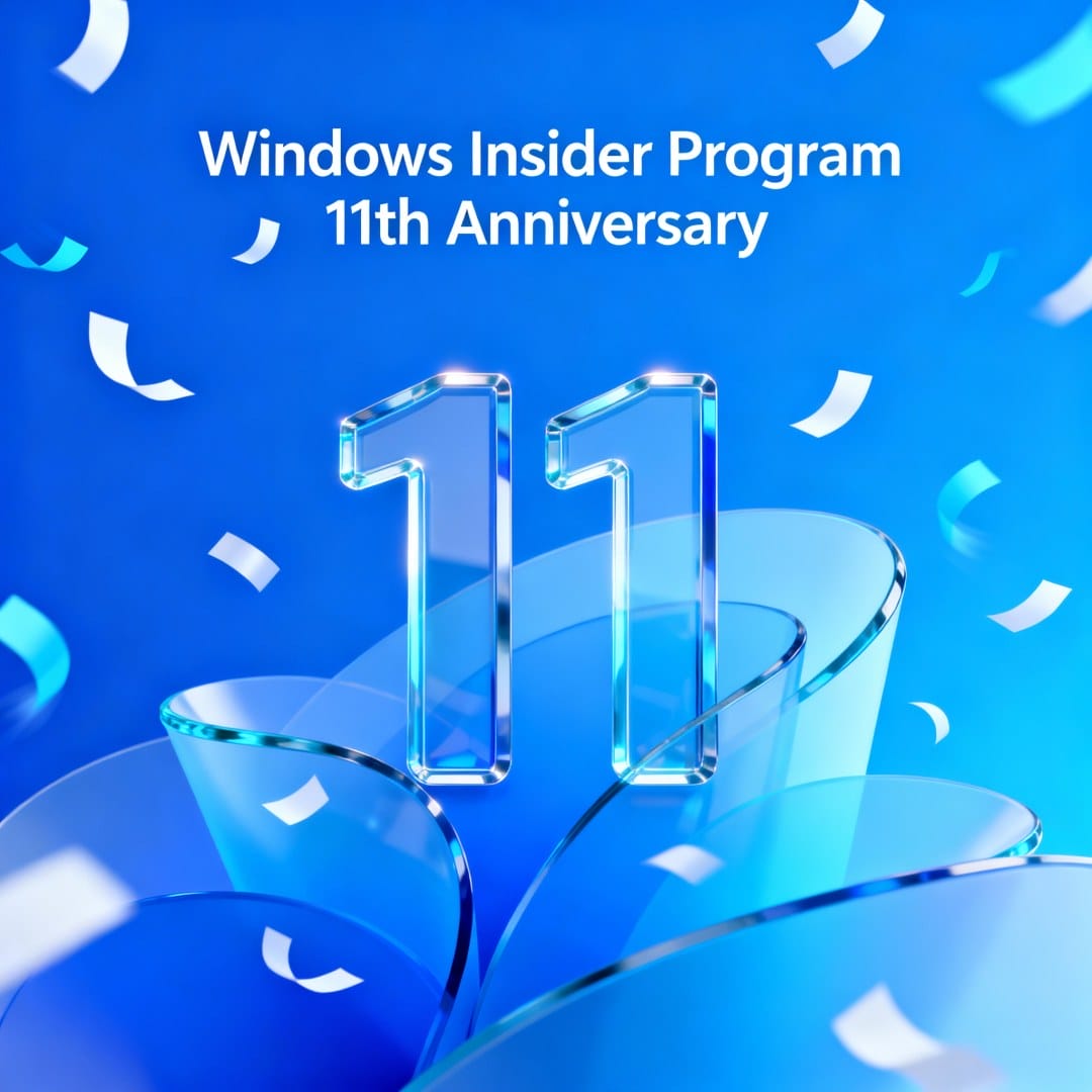 Windows Insider Program Turns 11 With New Anniversary Wallpapers To Share