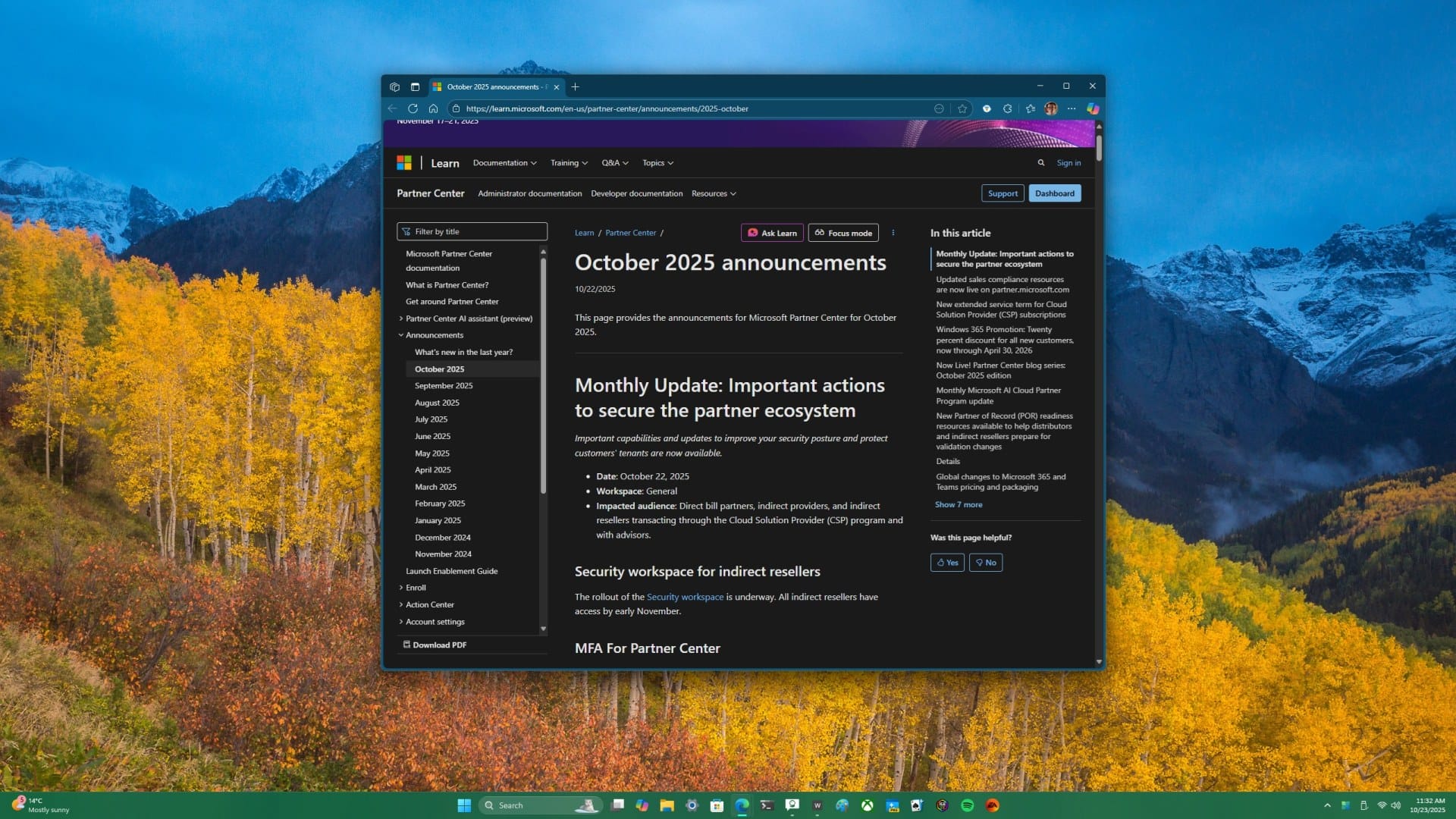 Microsoft Partner Center Rolls Out Security Workspace And Locks In ...