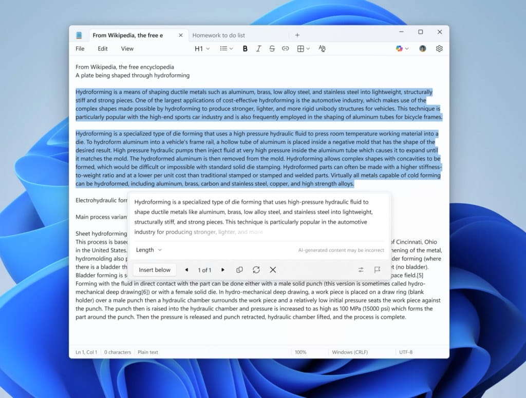 Microsoft Notepad Gets Major Upgrade: Tables And AI Streaming Transform ...