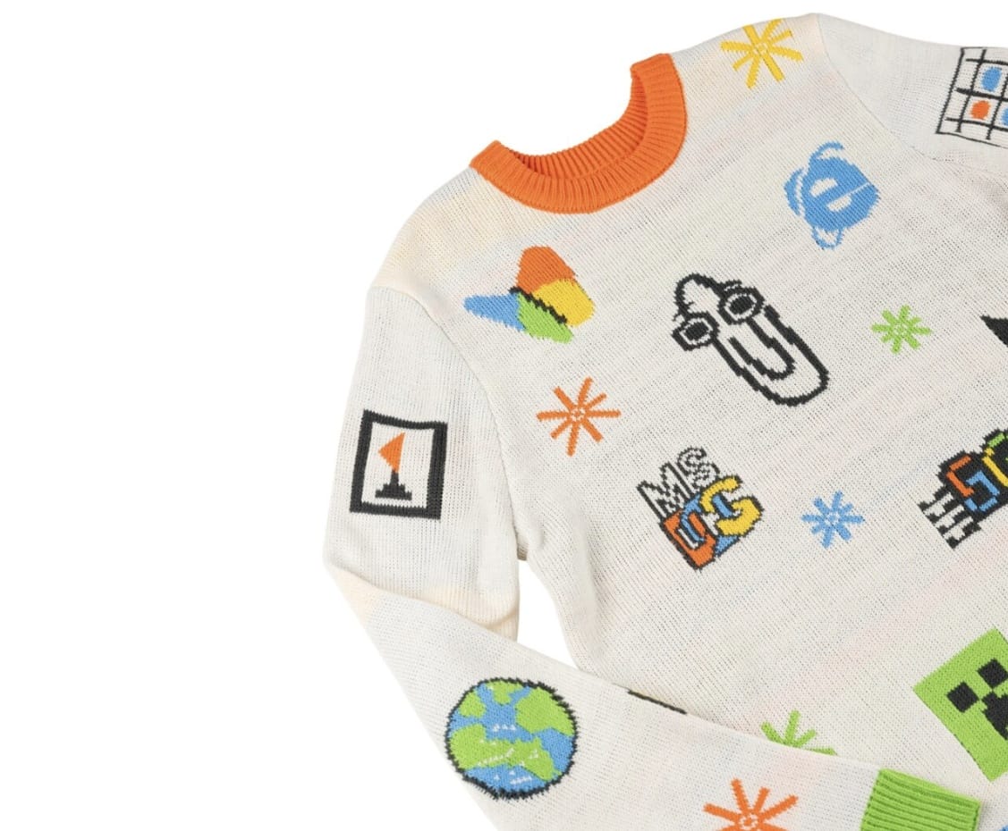 Microsoft’s 2025 Ugly Holiday Sweaters Bring Back Clippy, Zune Brown ...