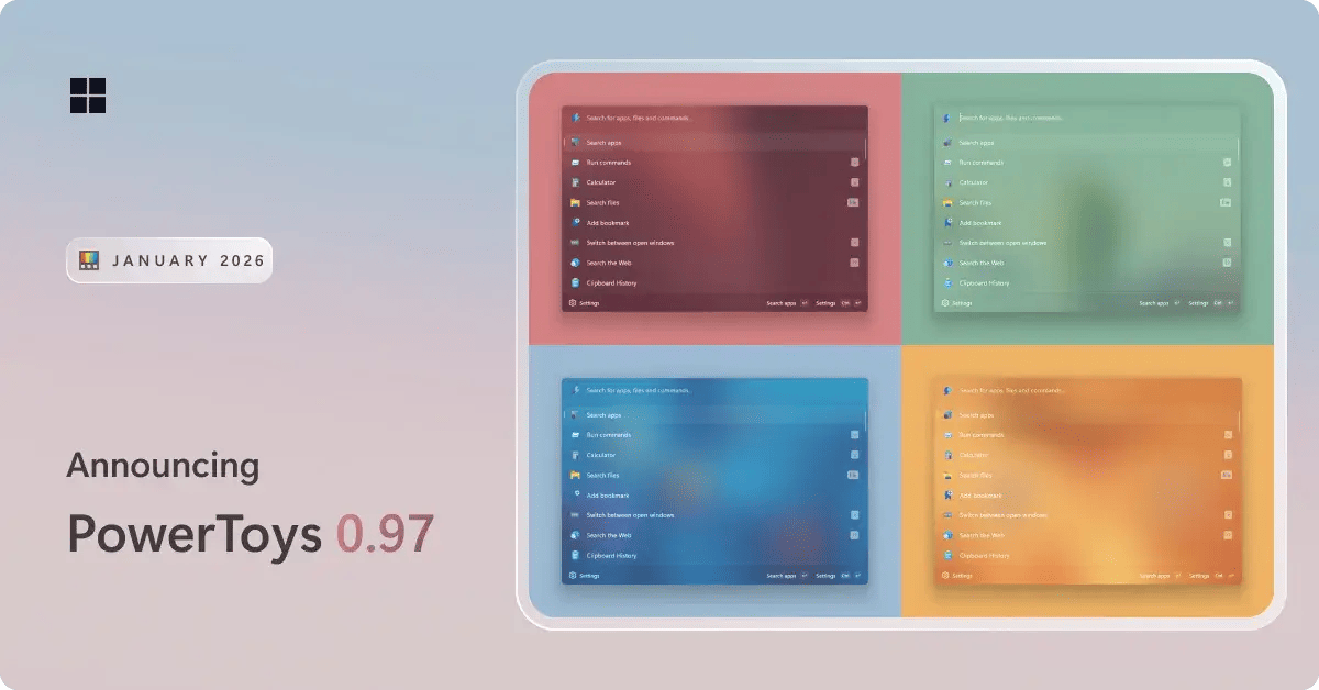 PowerToys 0.97 Launches With Impressive Command Palette Revamp And New ...