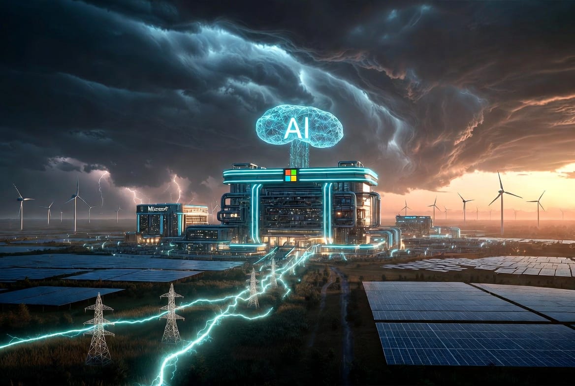 Microsoft May Soften 2030 Clean Energy Goal As AI Data Centers Soar